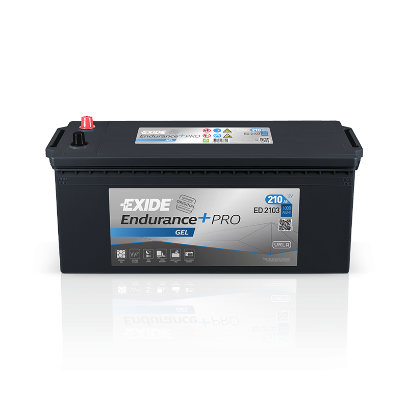 Batterie démarrage Fulmen Exide Endurance+ Pro GEL 12V 210AH 1030A