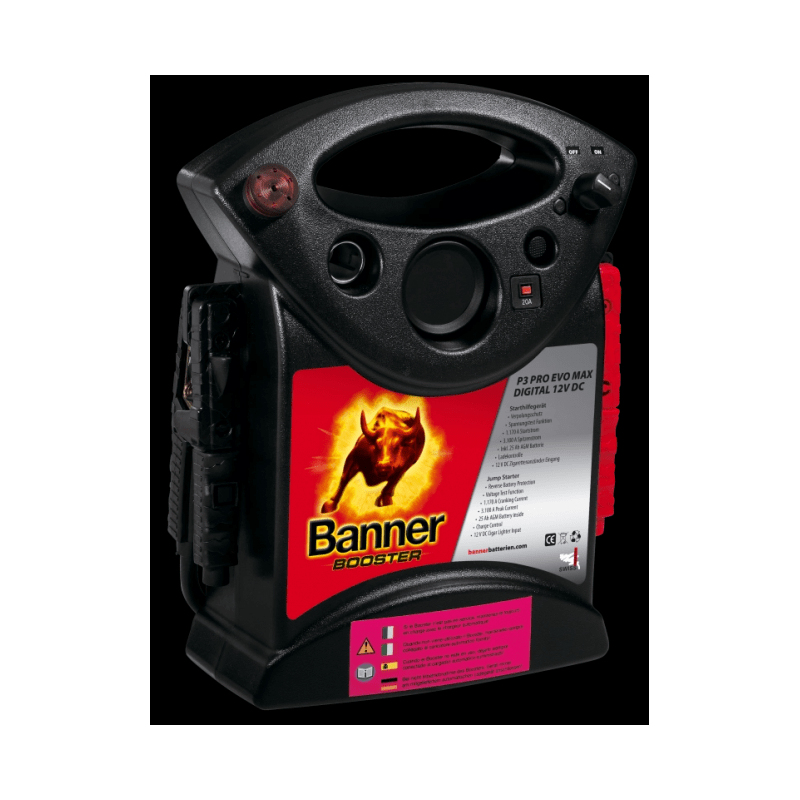 Booster démarrage BANNER PB12 12V 900A / 2300A